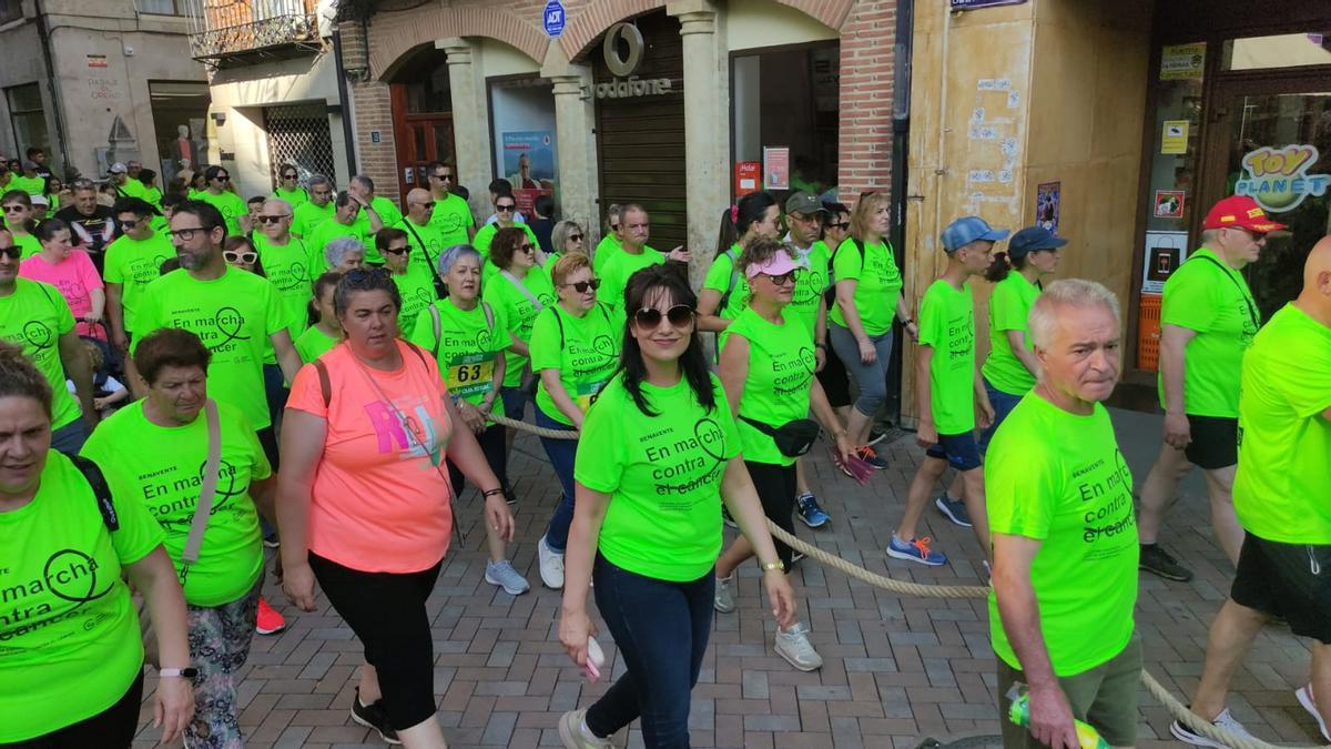 Marome de solidarité contre le cancer de Benavente en images