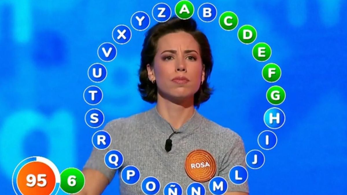Rosa brille dans le Pasapalabra Rosco et rend Manu très difficile